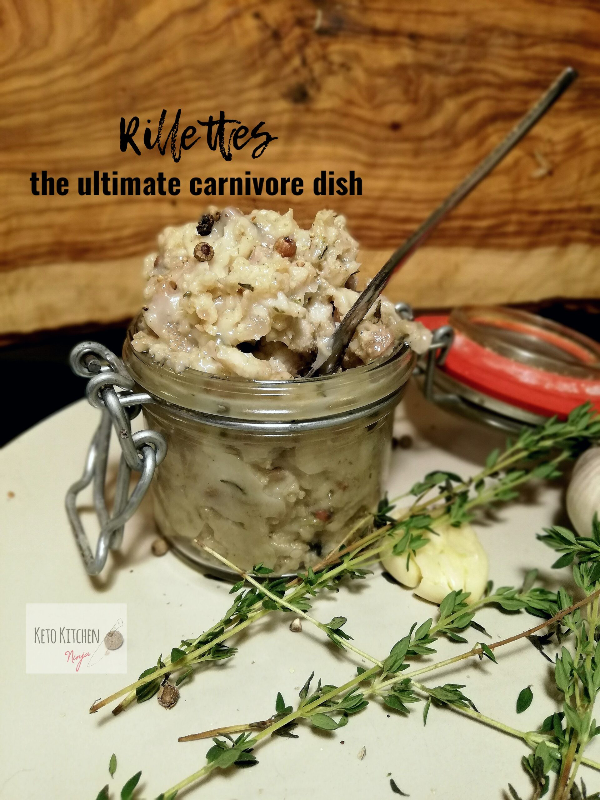 Rillettes με χοιρινό - Keto Kitchen Ninja