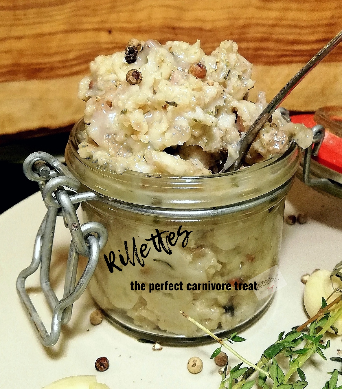 Rillettes με χοιρινό - Keto Kitchen Ninja