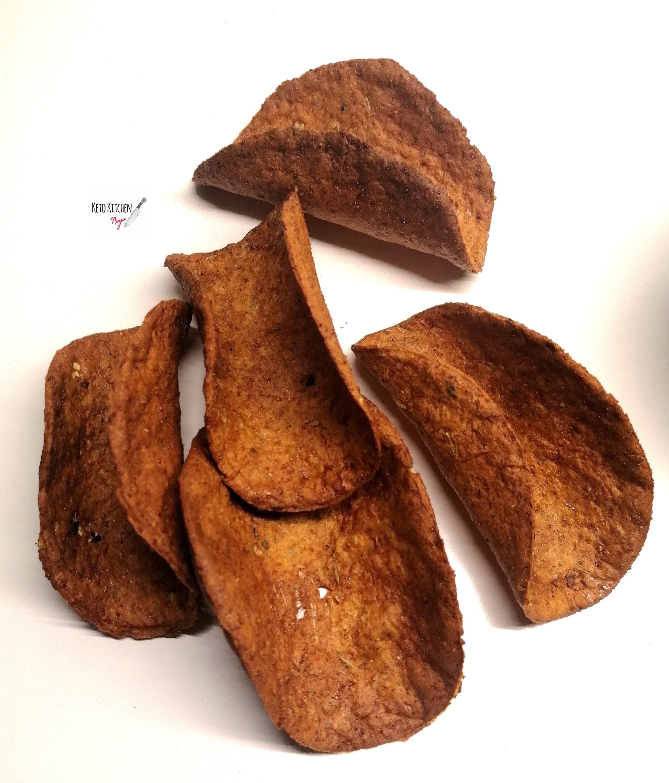 Τραγανά taco shells και nachos - Keto Kitchen Ninja